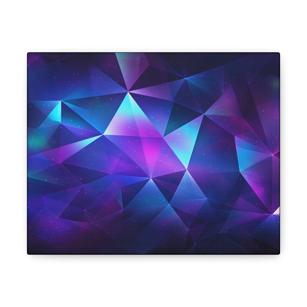 Futuristic Prism Pattern - Canvas Gallery Wraps - Etsy