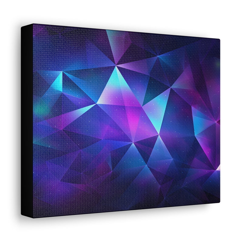 Futuristic Prism Pattern - Canvas Gallery Wraps - Etsy