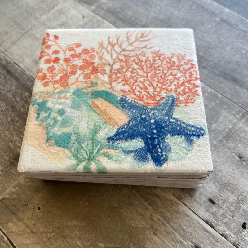 Decoupage Coasters - Etsy