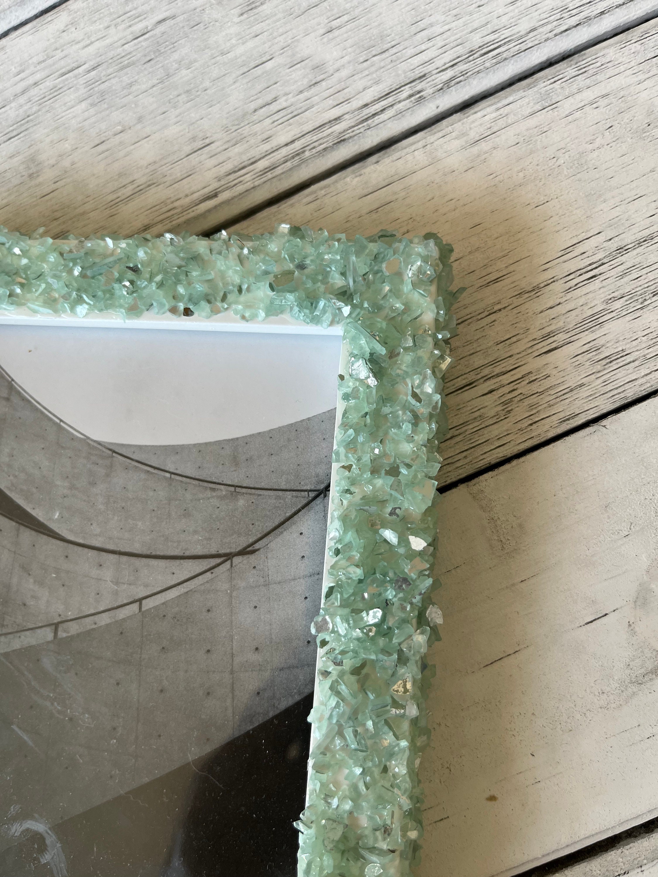 Crushed Glass, Broken Glass Pieces, Reflective Glass Picture Frame ...
