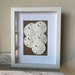 Sand Dollar, 8"x10" Sand Dollars in Shadowbox Frame With Burlap ...