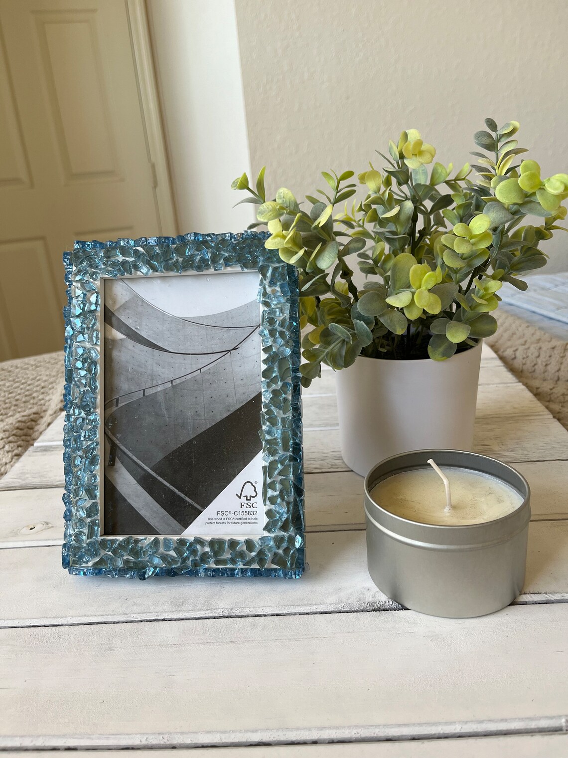 Crushed Glass, Broken Glass Pieces, Reflective Glass Picture Frame ...