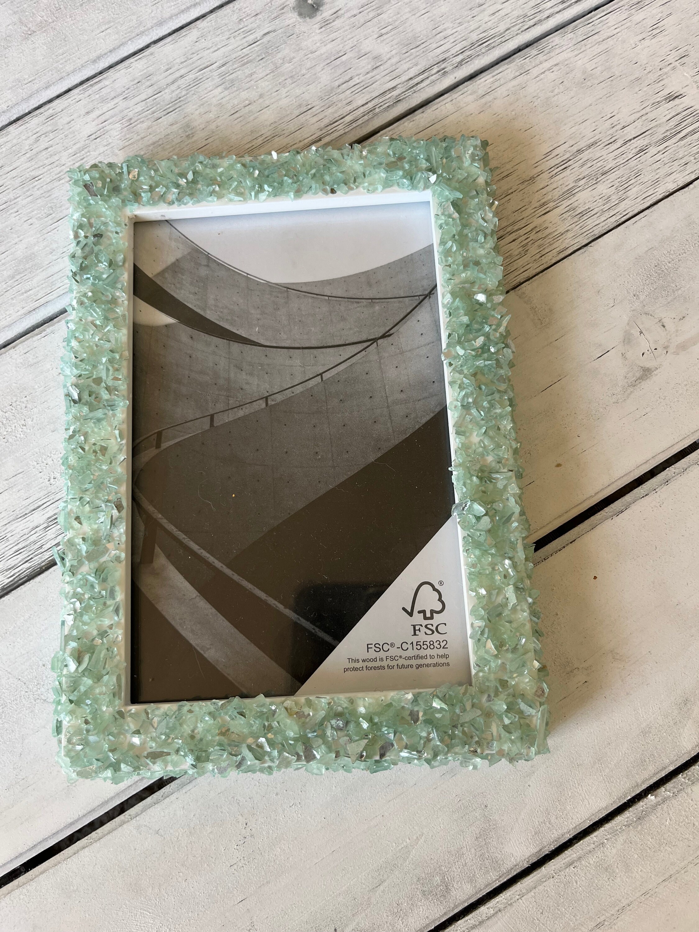 Crushed Glass, Broken Glass Pieces, Reflective Glass Picture Frame ...
