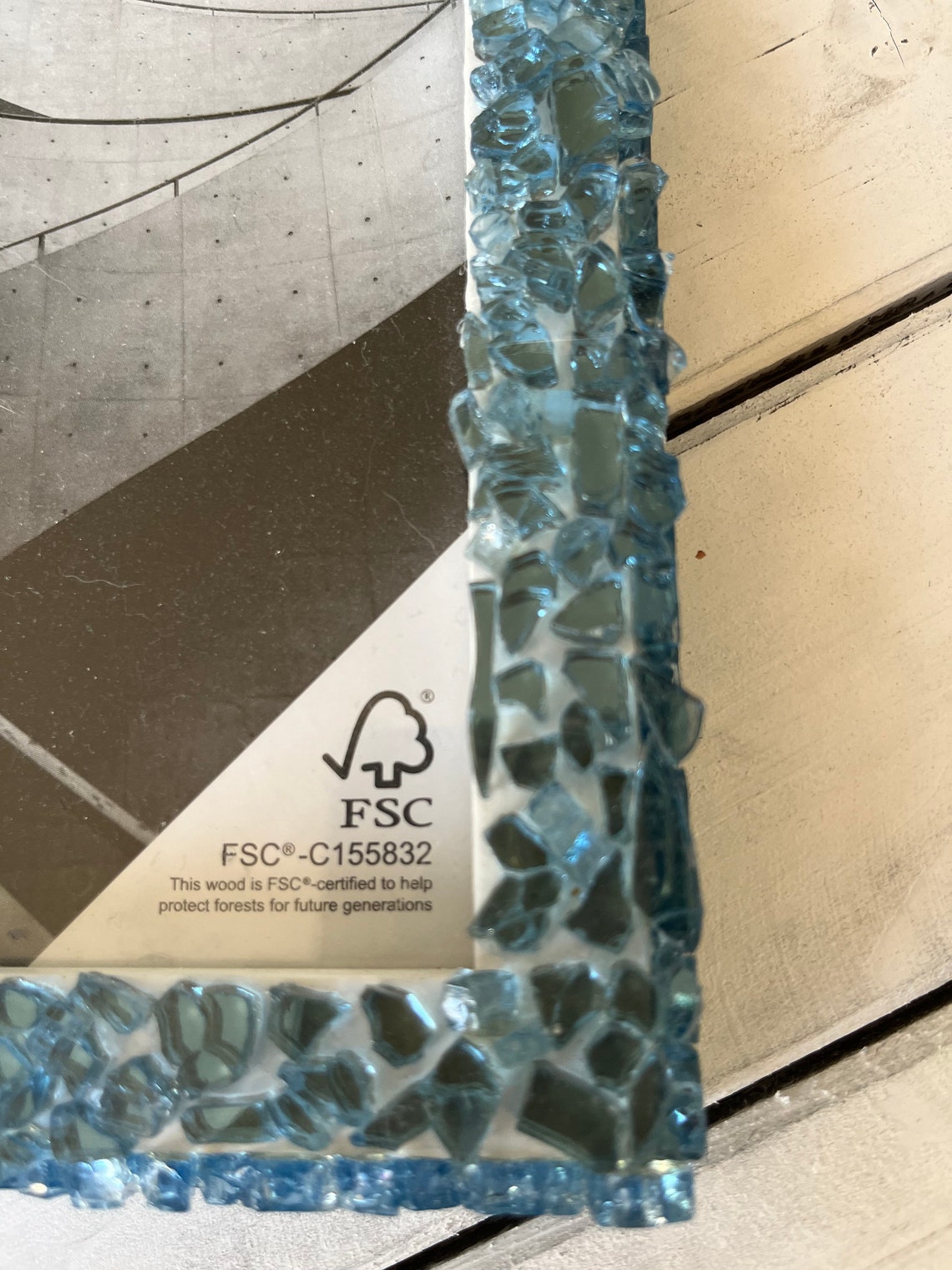 Crushed Glass, Broken Glass Pieces, Reflective Glass Picture Frame ...