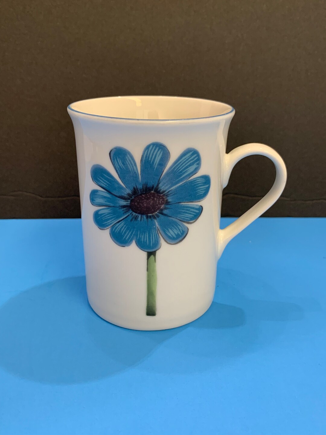 Pretty Blue Daisy Vintage Lillian Vernon 10 Oz Hot Beverage Mug - Etsy