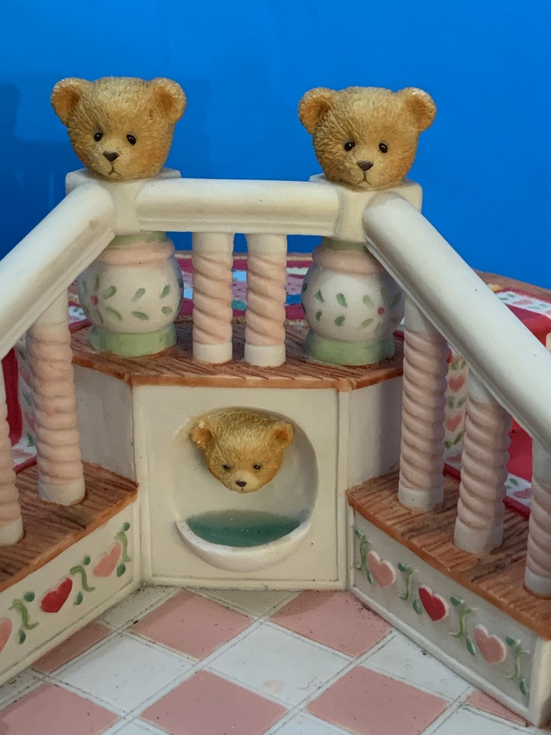 Vintage 1995 Sweetheart Ball Floor Staircase Display for Cherished ... Vintage 1995 Sweetheart Ball Floor Staircase Display for Cherished ...