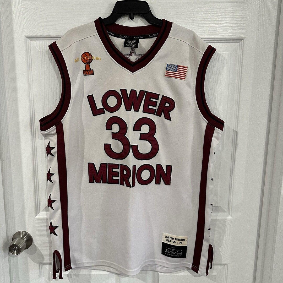 Kobe Bryant School Yard Legends Lower Merion HS Jersey Throwback ...
