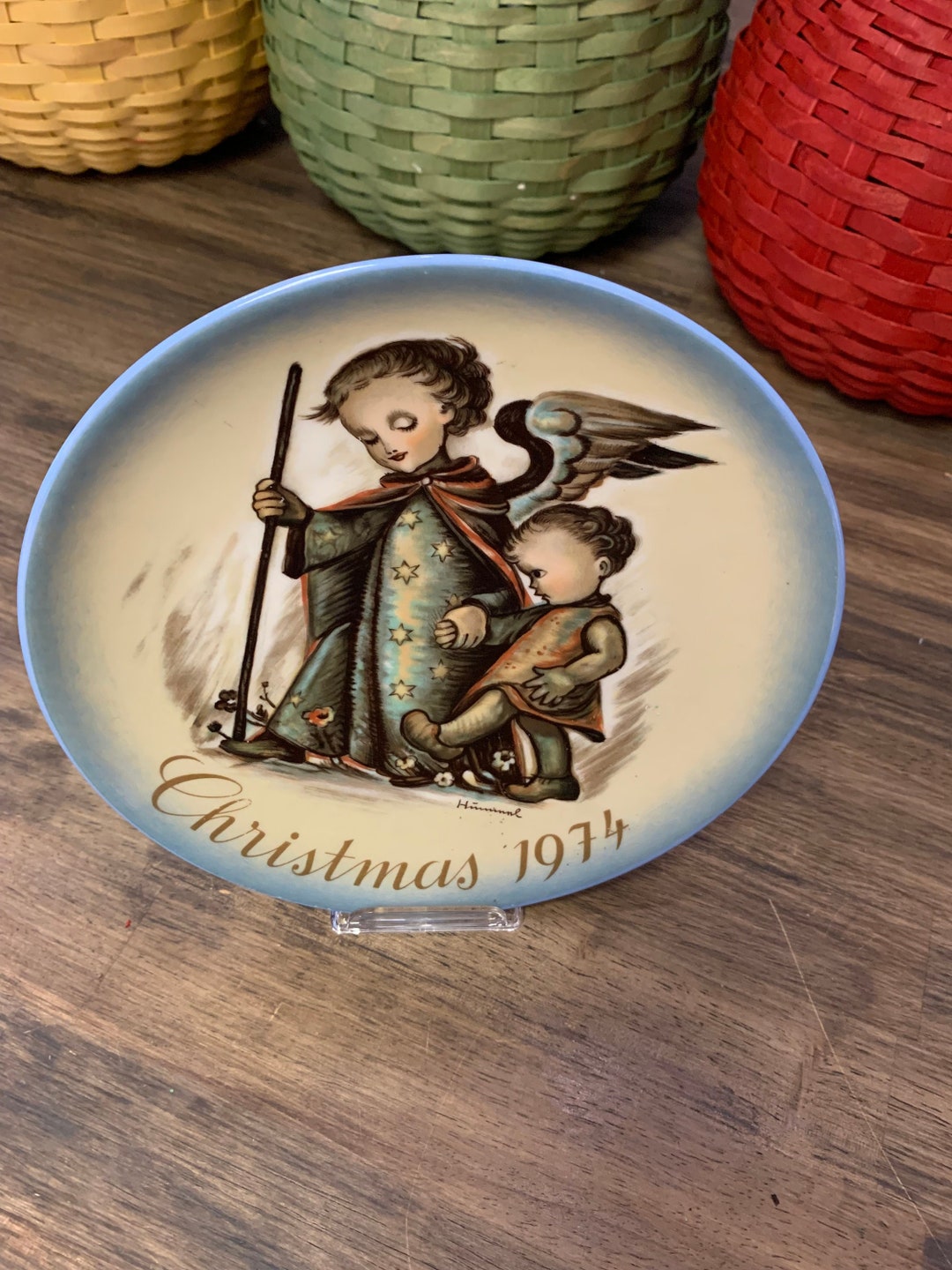 The Guardian Angel by Sister Berta Hummel Striking 1974 Limited Edition ...
