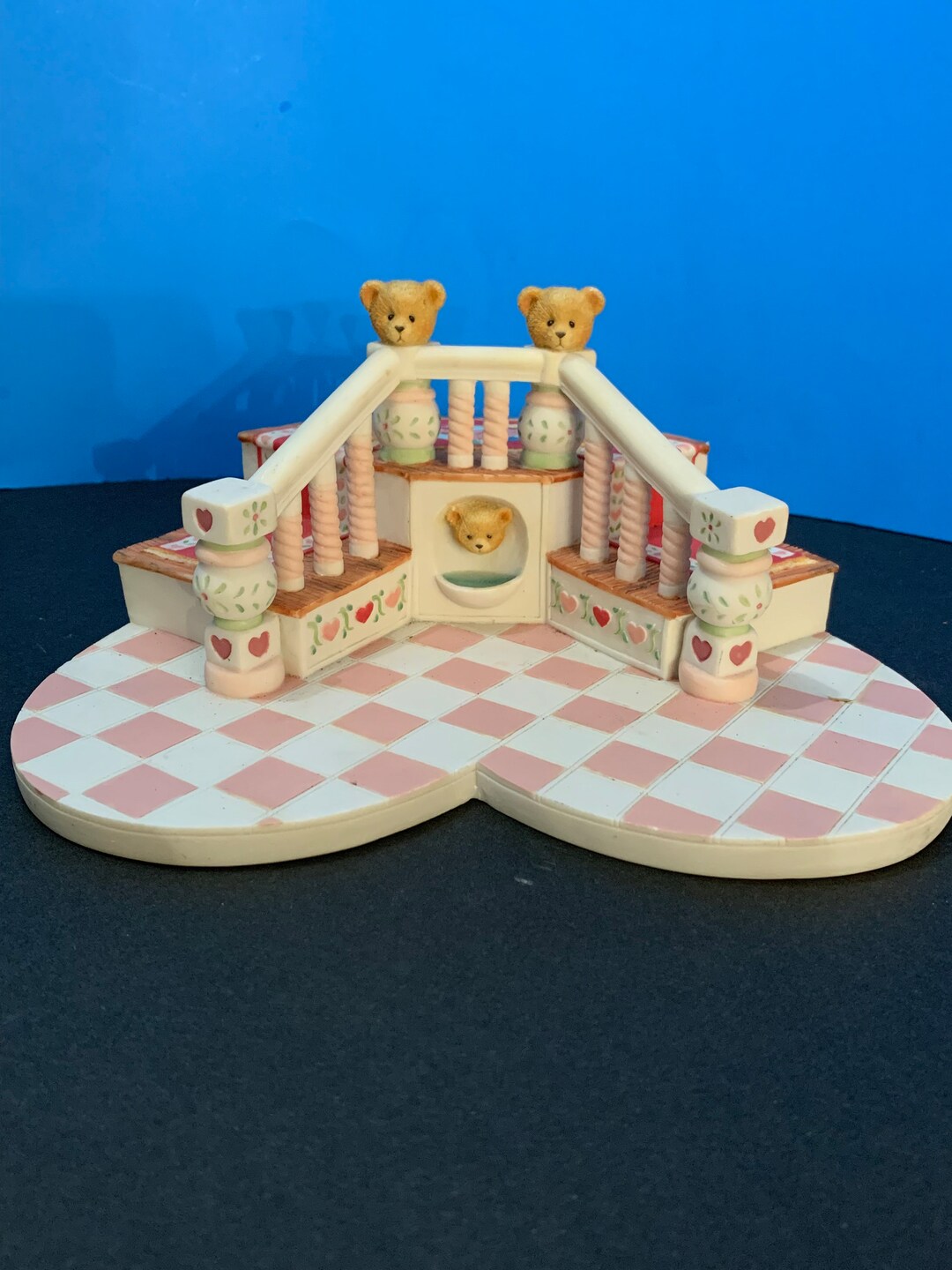 Vintage 1995 Sweetheart Ball Floor Staircase Display for Cherished ... Vintage 1995 Sweetheart Ball Floor Staircase Display for Cherished ...