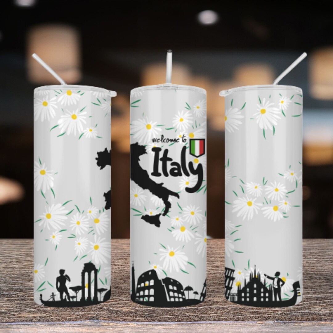 Welcome to Italy Sublimation Design Templates, Inspirational Daisies ...