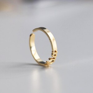 Personalized Name Ring/unique Handmade Custom Name Stainless Steel Ring ...