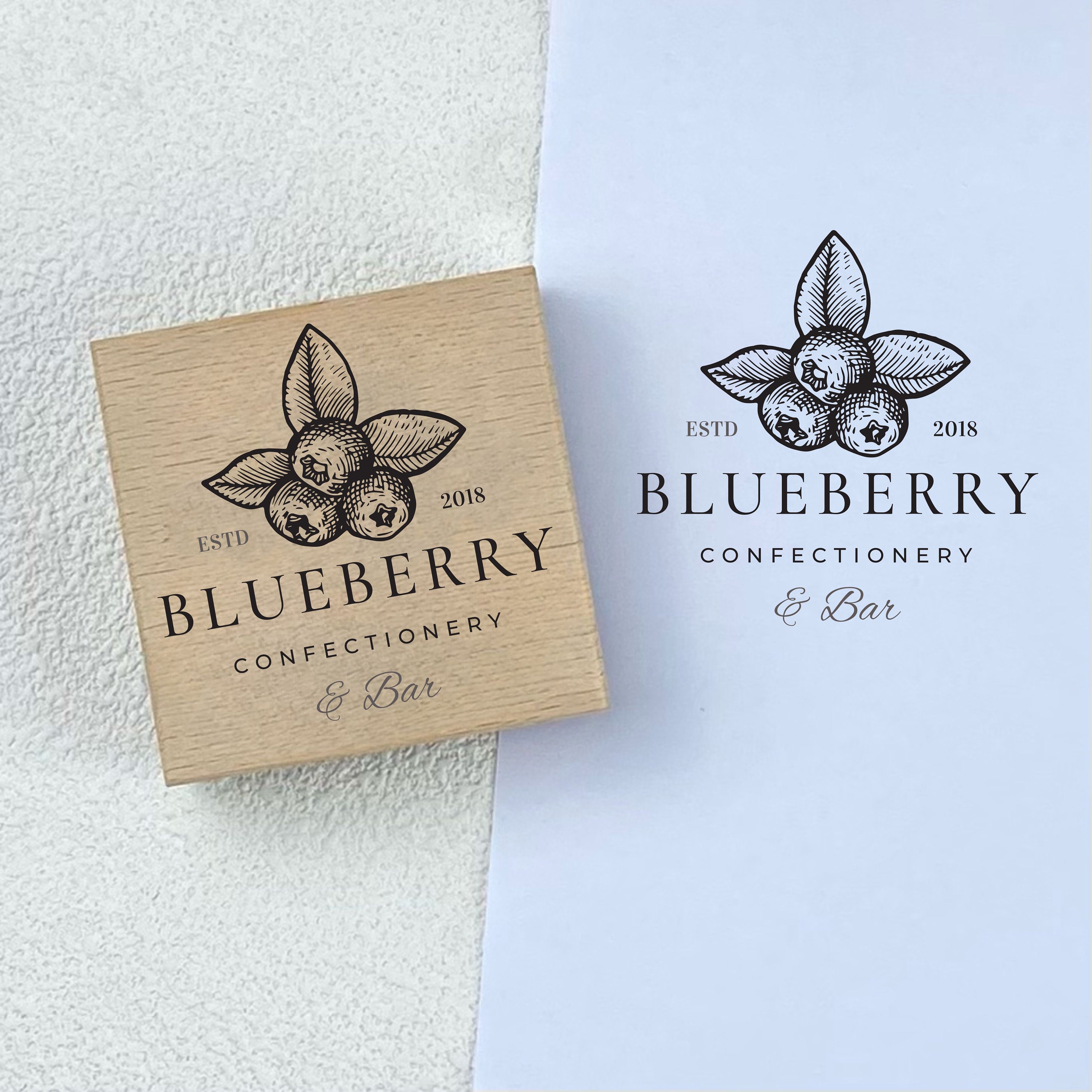 Custom Logo Stamp/personalized Business Rubber Stamp/small to Large ...