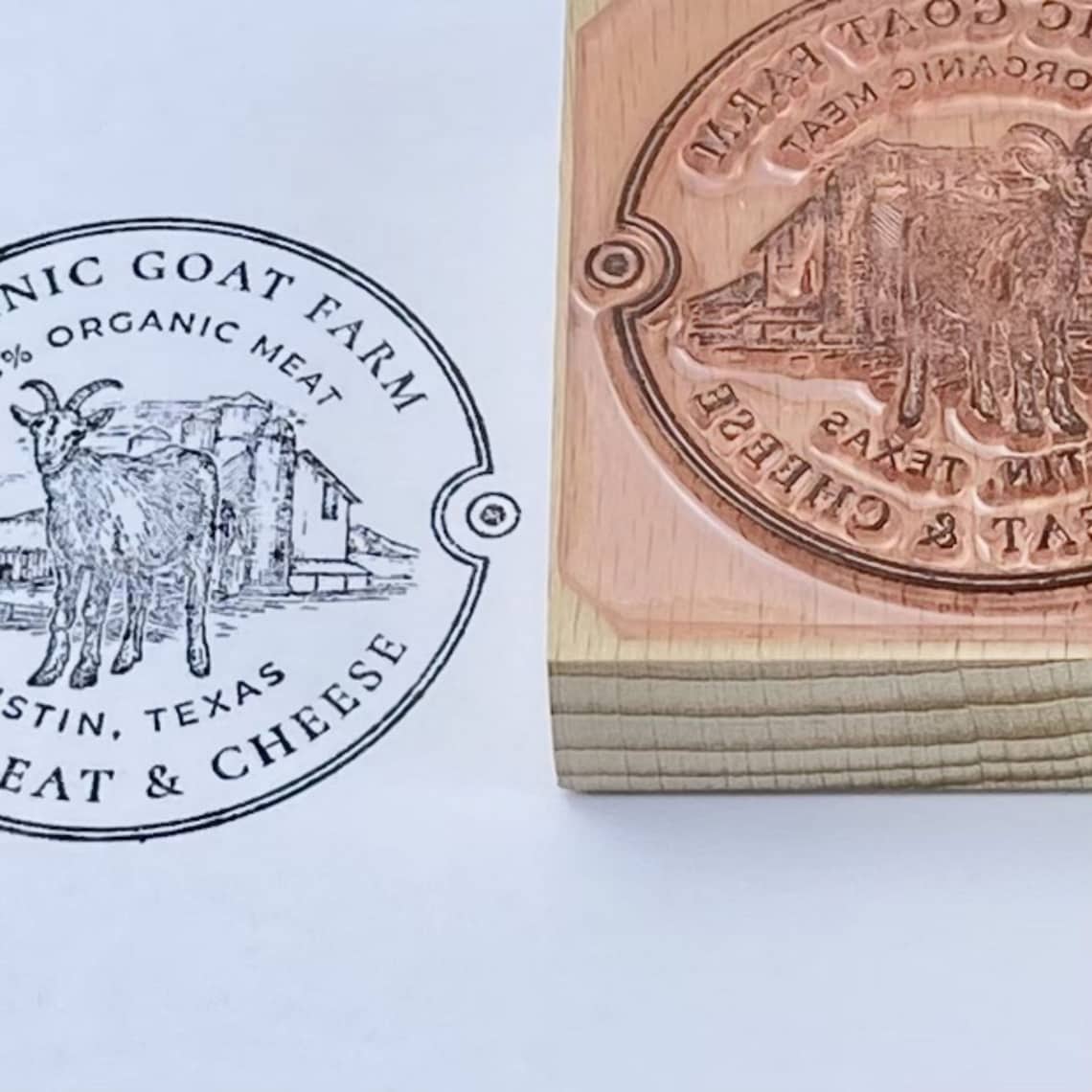 Custom Logo Stamp/personalized Business Rubber Stamp/small to Large ...