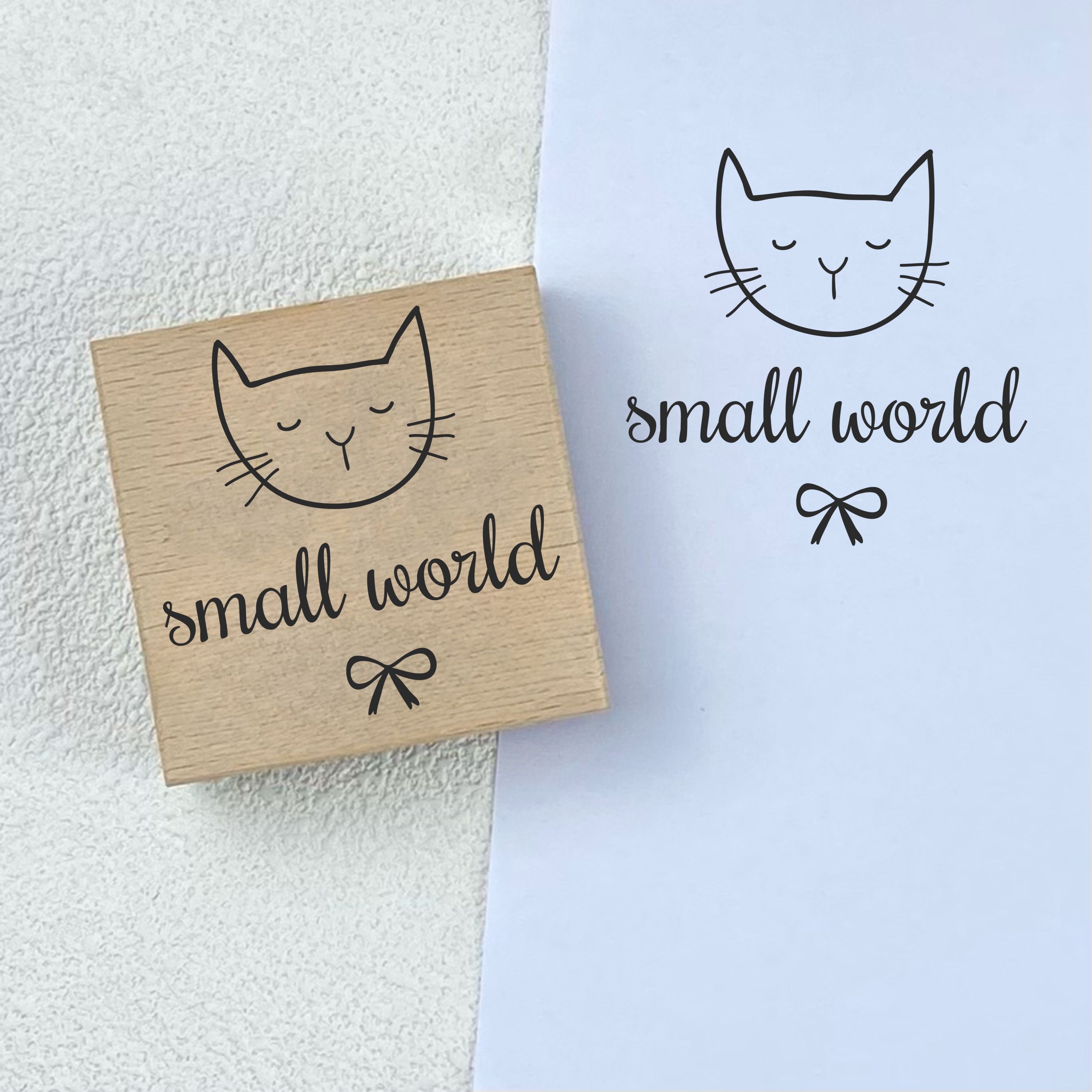 Custom Lovely or Cute Logo Stamp/personalized Cute Rubber Stamp/small ...
