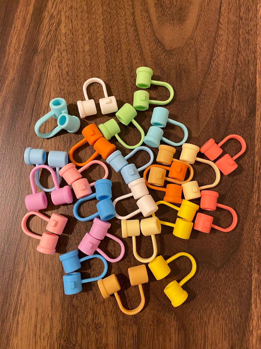 Straw Cover Cap Straw Topper Silicone Straw Drink Topper Cap Size 10mm ...