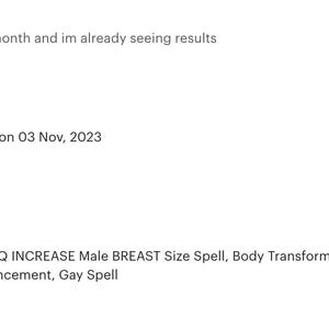 LGBTQ INCREASE Male BREAST Size Spell, Body Transformation Male to ...