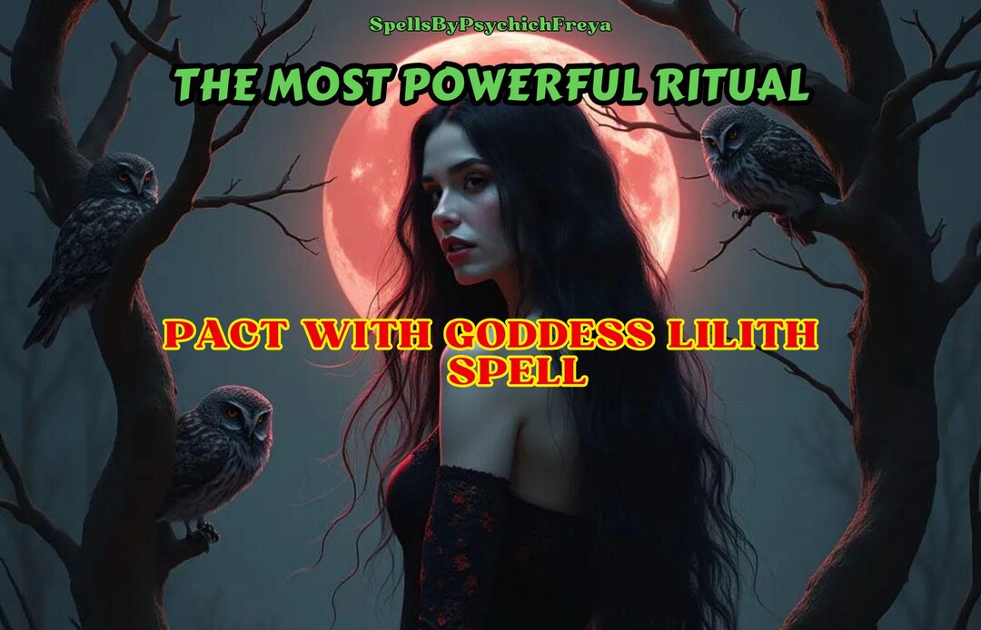 Pact With Goddess Lilith Spell- Extremely Powerful - Personalised Spell ...