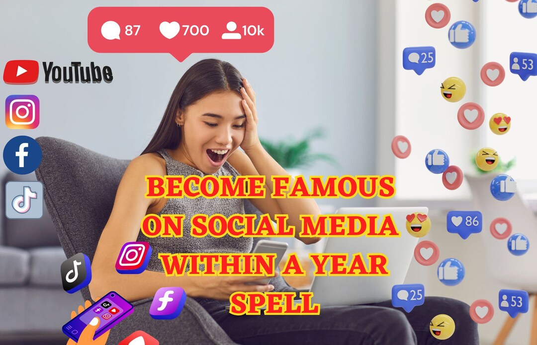 FAME SPELL, Become Famous on Social Media Spell , Become Popular, Get ...