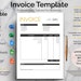 Invoice Template Pdf/google Docs/word. Business Invoice. Invoice Word ...