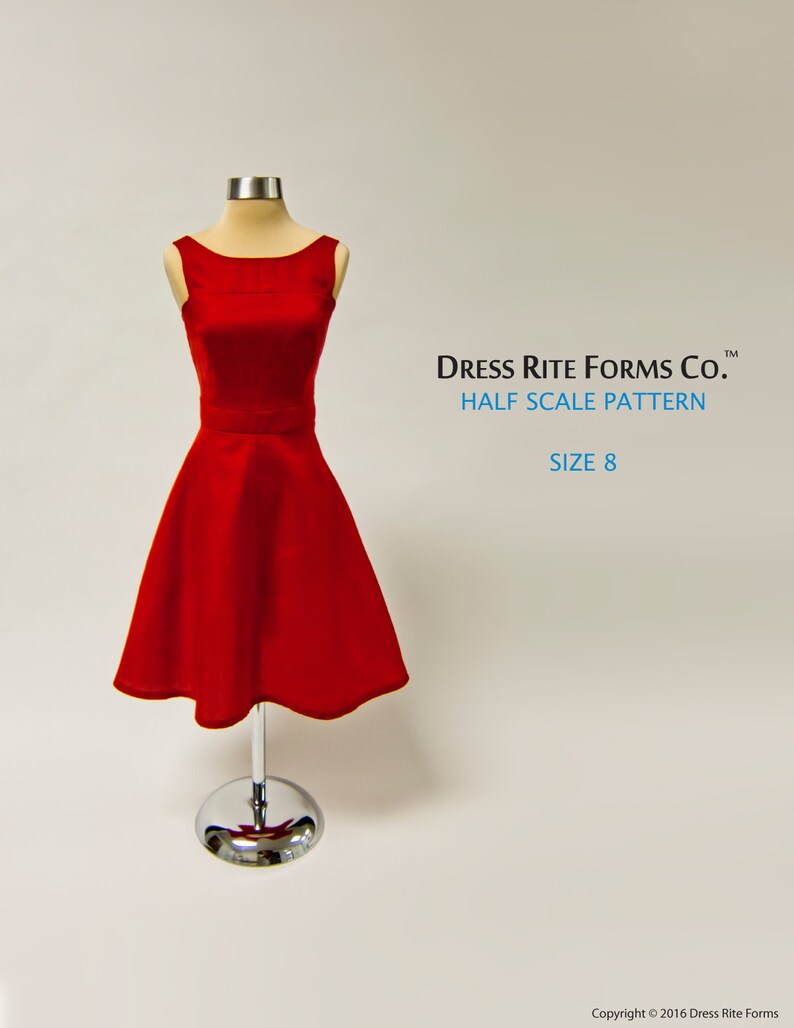 Half Scale Dress Pattern - Etsy