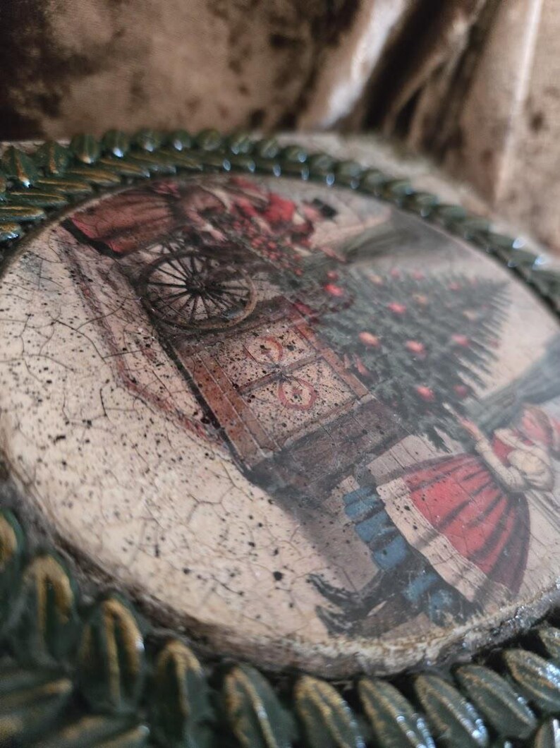 Handmade Victorian Christmas Box – Decorative Wooden Chest – Vintage ...