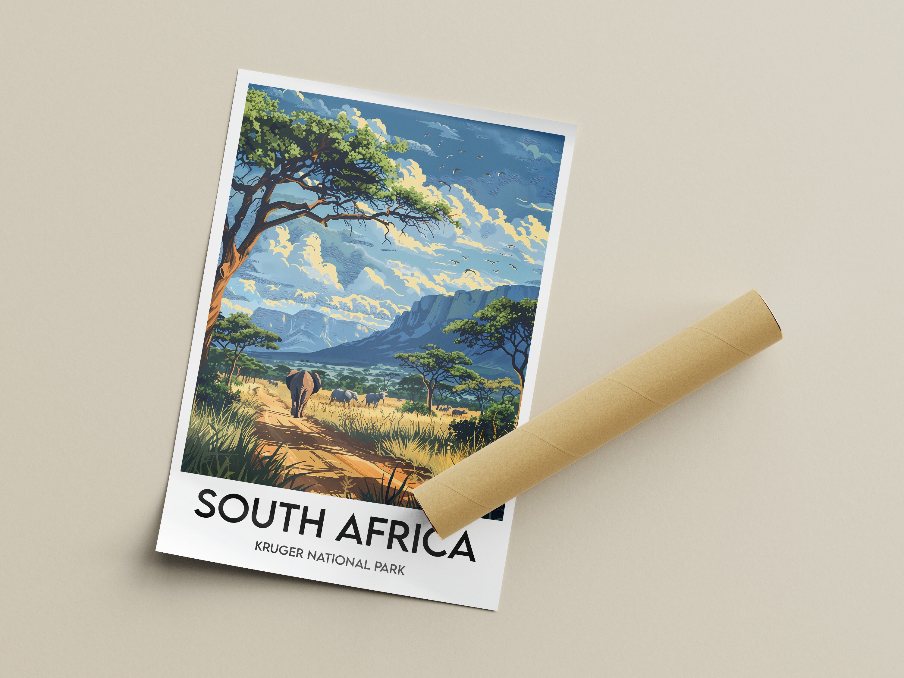 Poster South Africa - South Africa Print - Travel Poster Africa ...