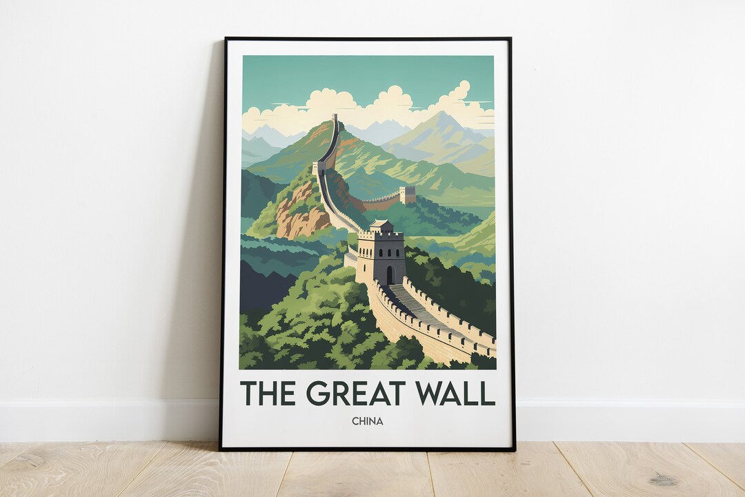 Great Wall of China Poster: Authentic Asian Decor (high Definition ...