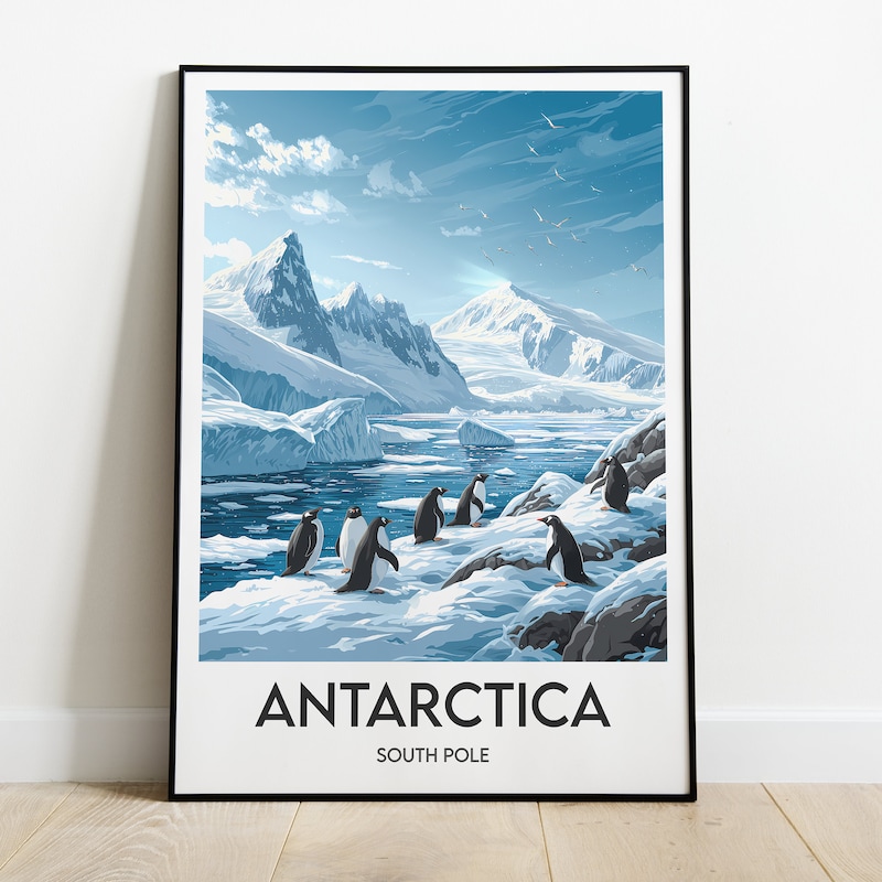Antarctica Poster - Etsy UK