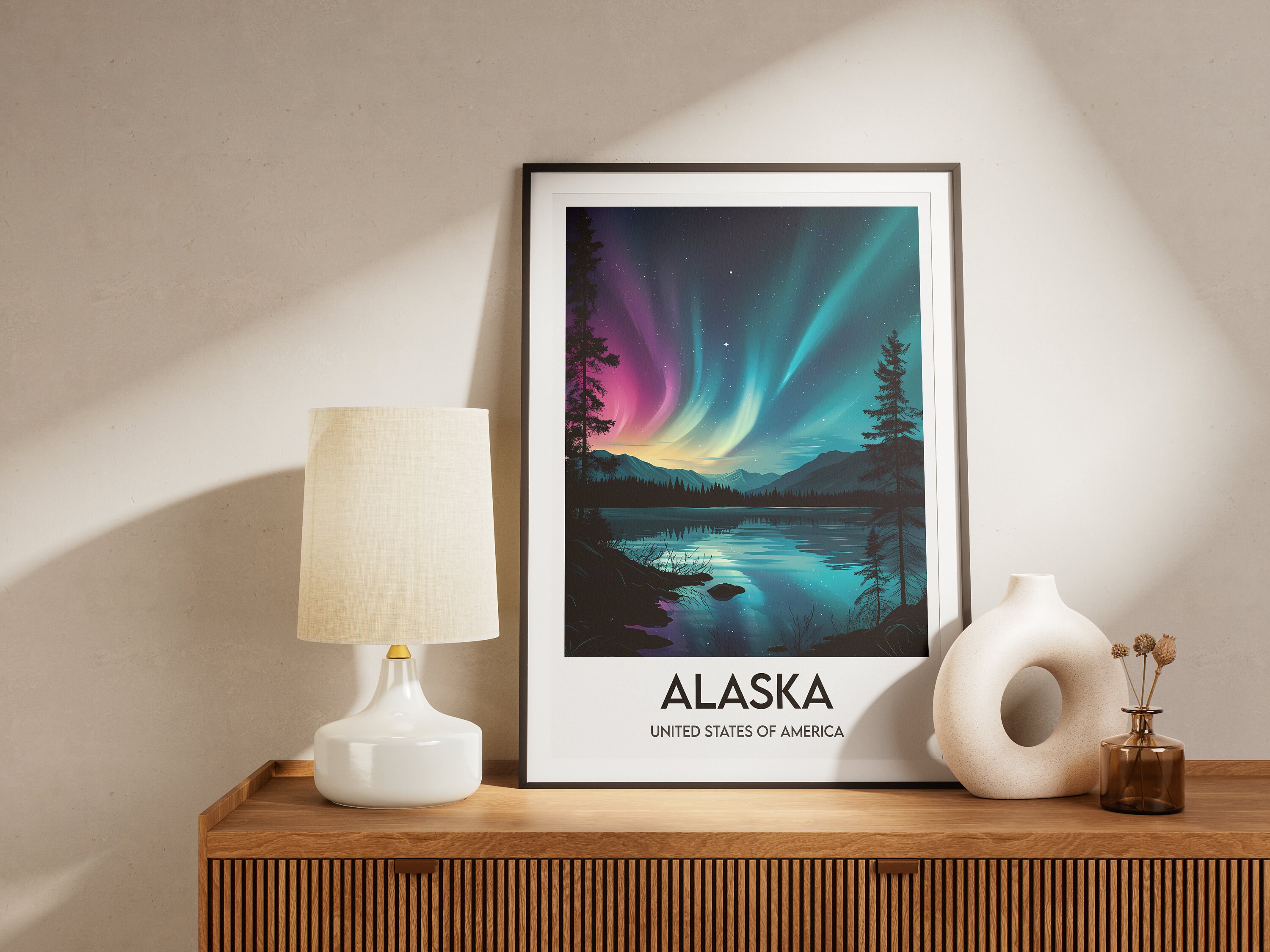 Alaska Poster Alaska Travel Poster Tourism Poster Interior Decoration ...