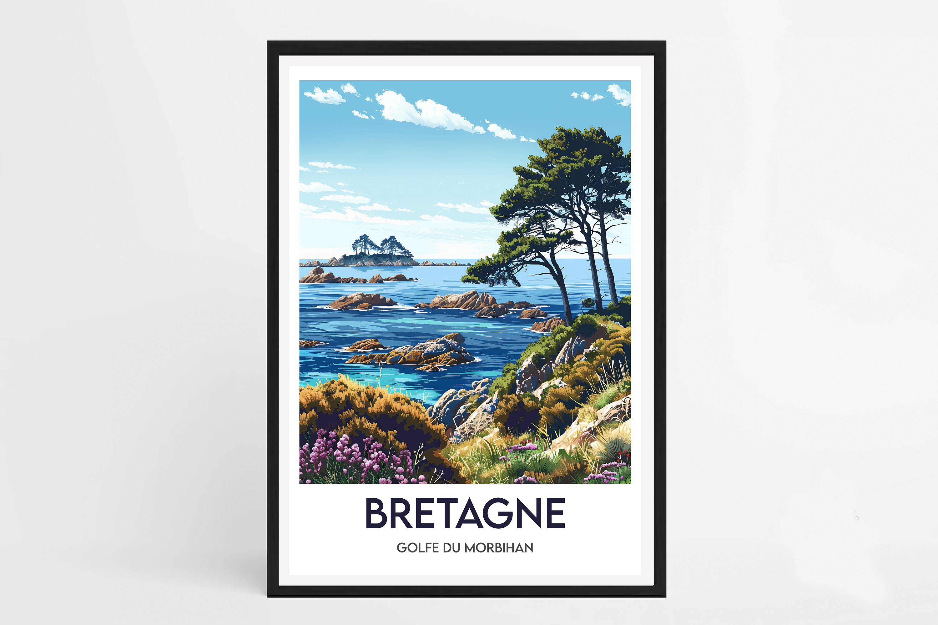 Bretagne - Affiche De Voyage Bretagne - Affiche France vendu par Ilysa ...