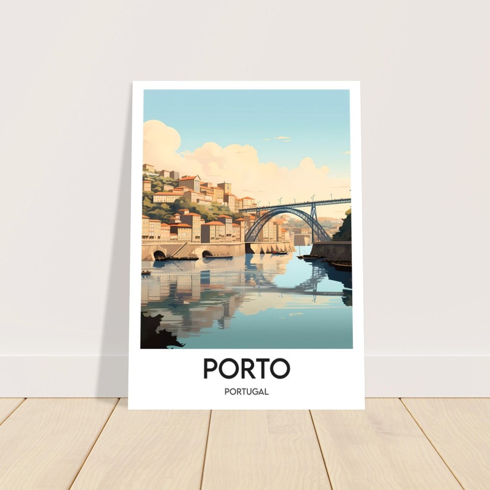 PORTO POSTER Minimalist Travel Poster Interior Decoration Porto ...