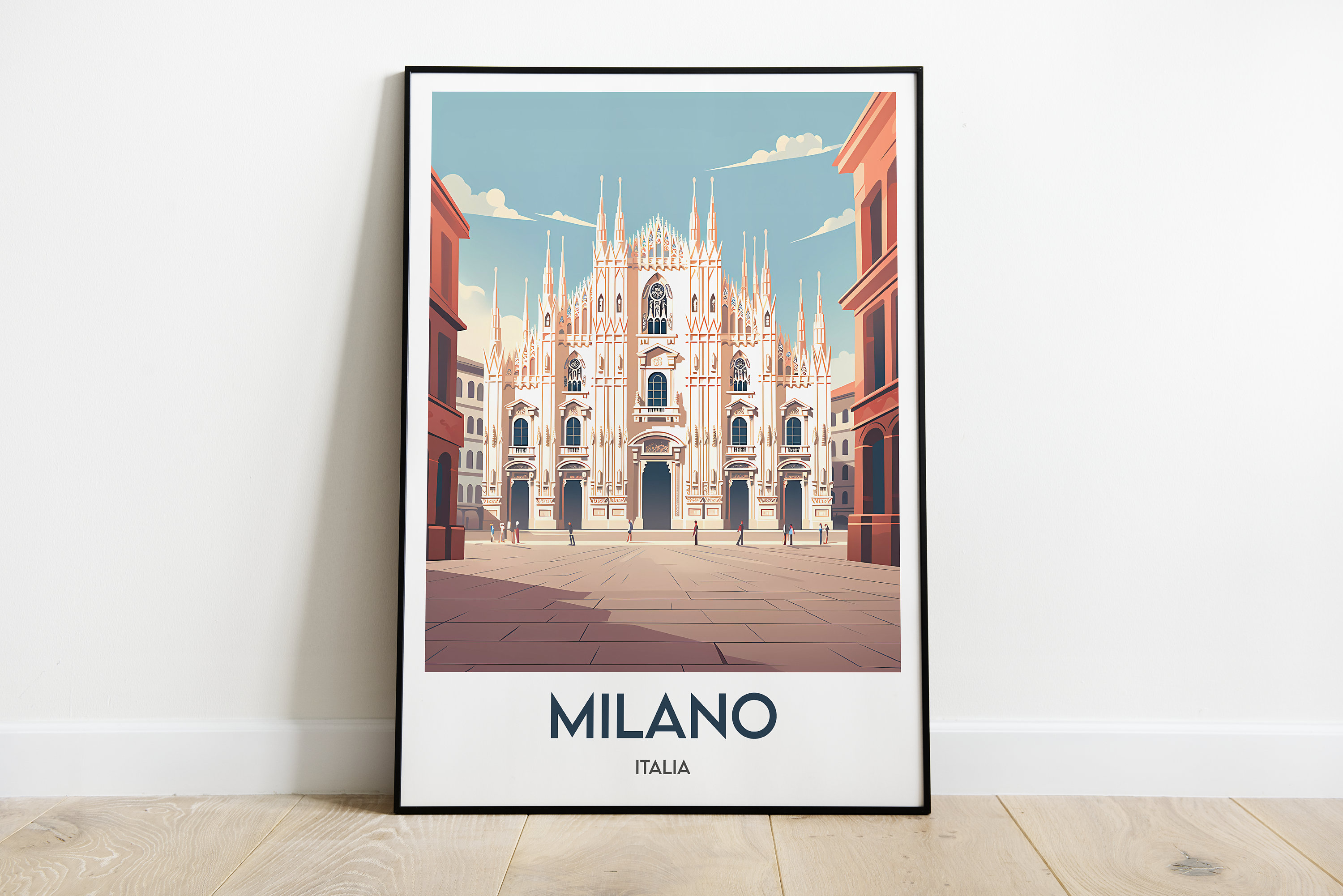 Poster Milan Poster Italy - Etsy