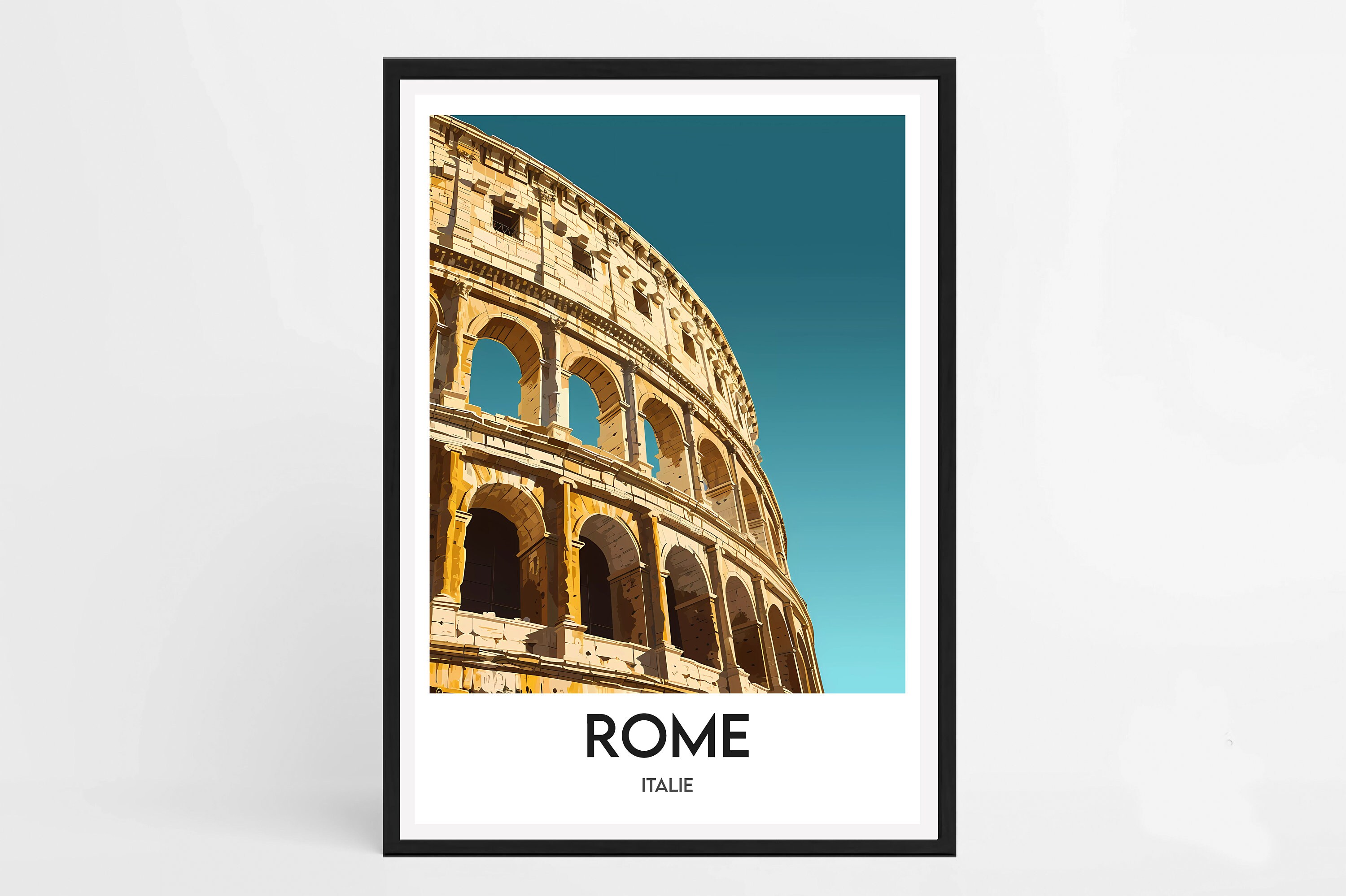 Rome Poster Rome Travel Poster Tourism Poster Interior Decoration Italy ...