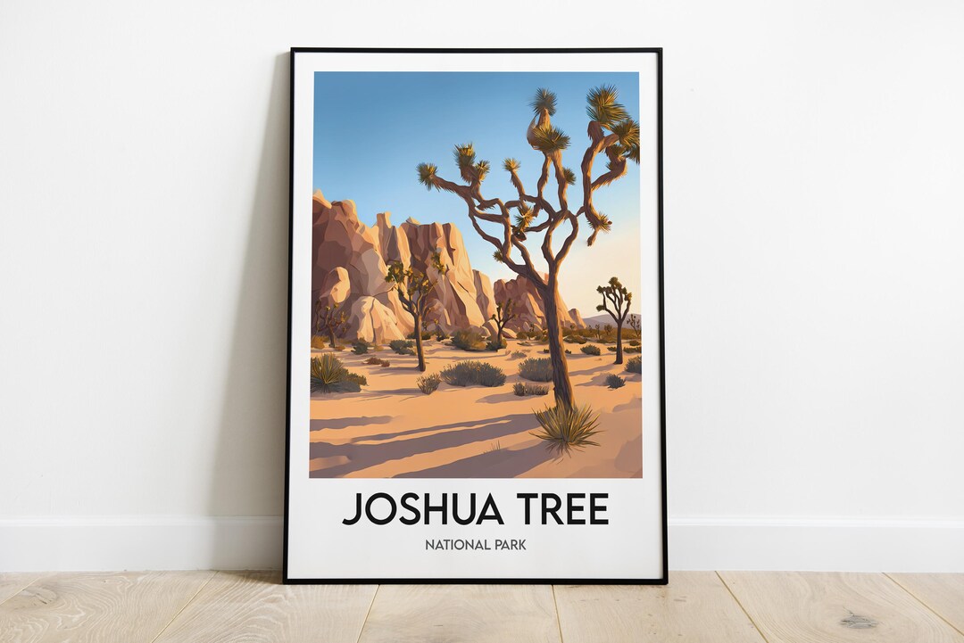 Joshua Tree Poster | Joshua Tree National Park | Travel Poster ...