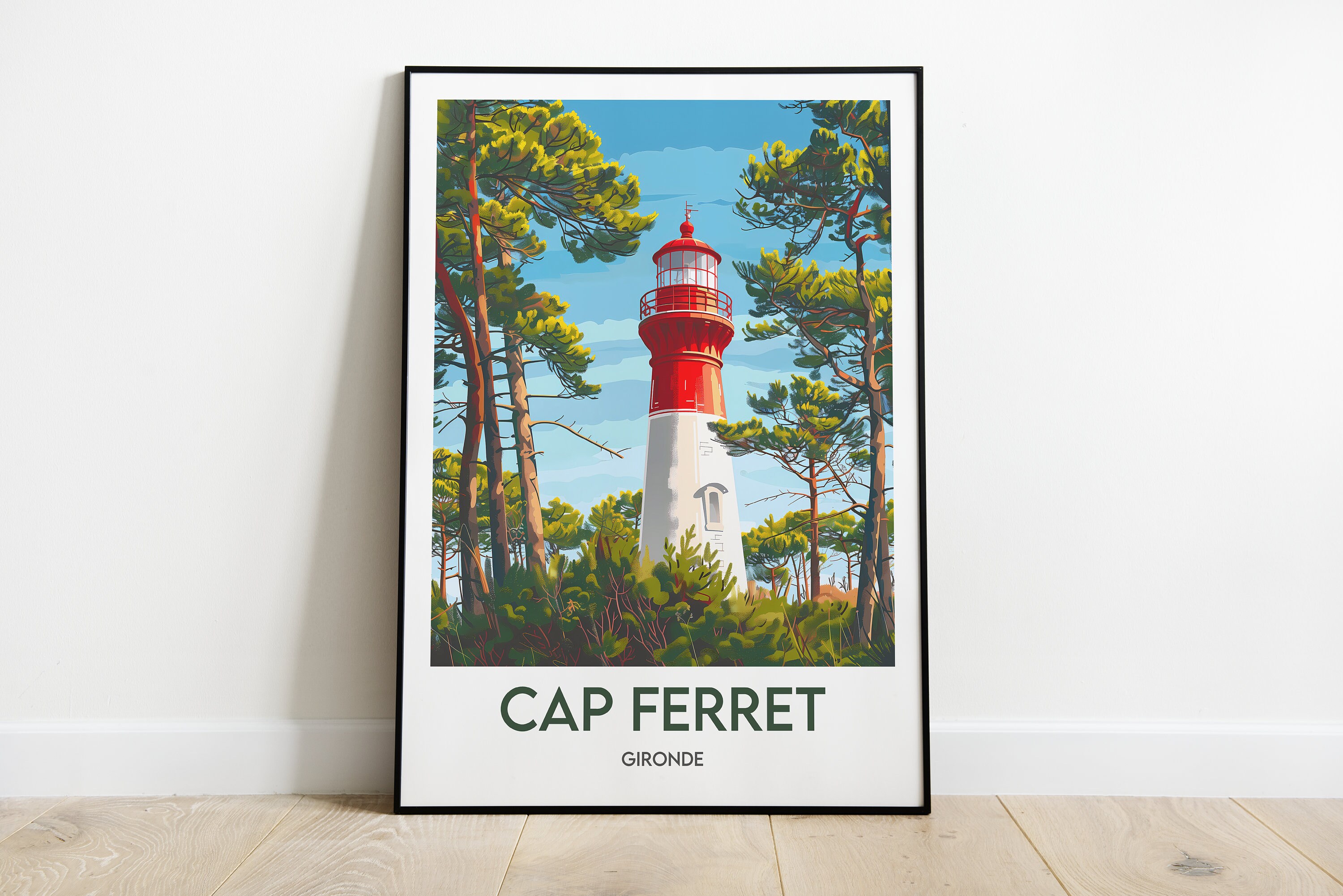 Poster Cap Ferret Gironde Cap Ferret Lighthouse - Etsy