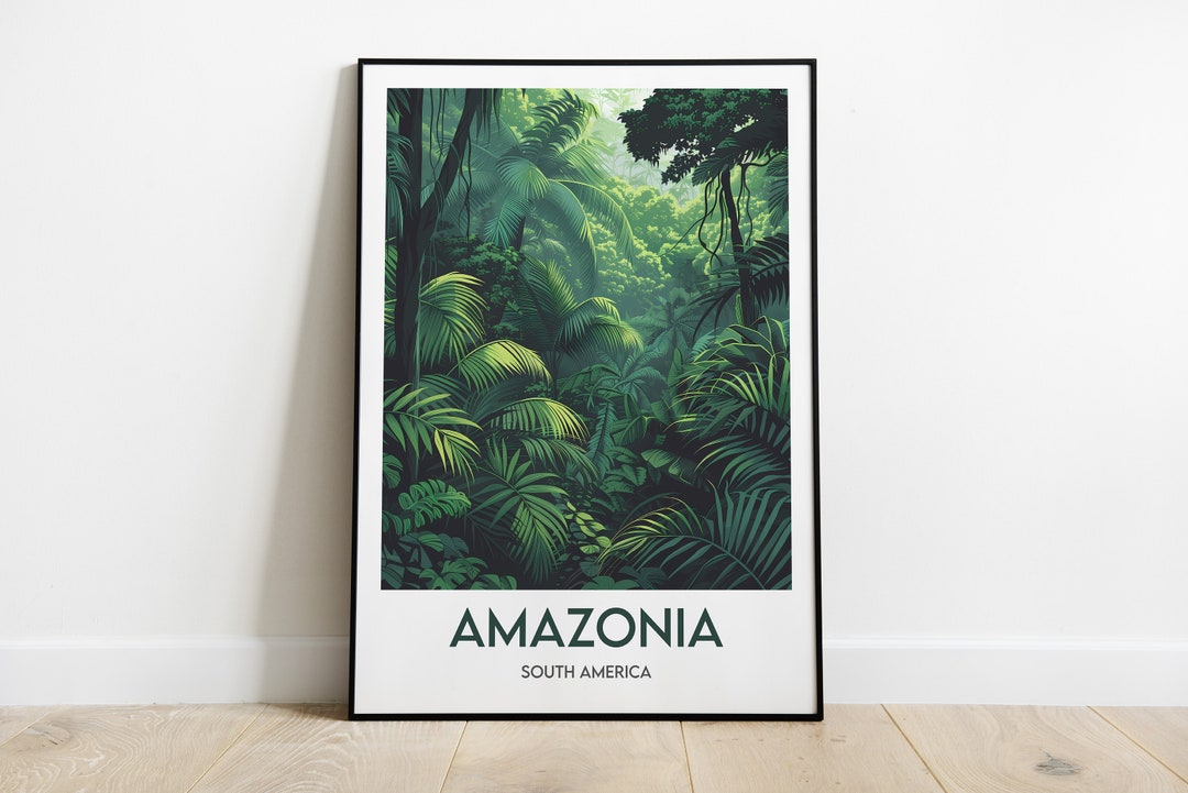 Amazonia Poster Travel Poster Travel Print - Etsy