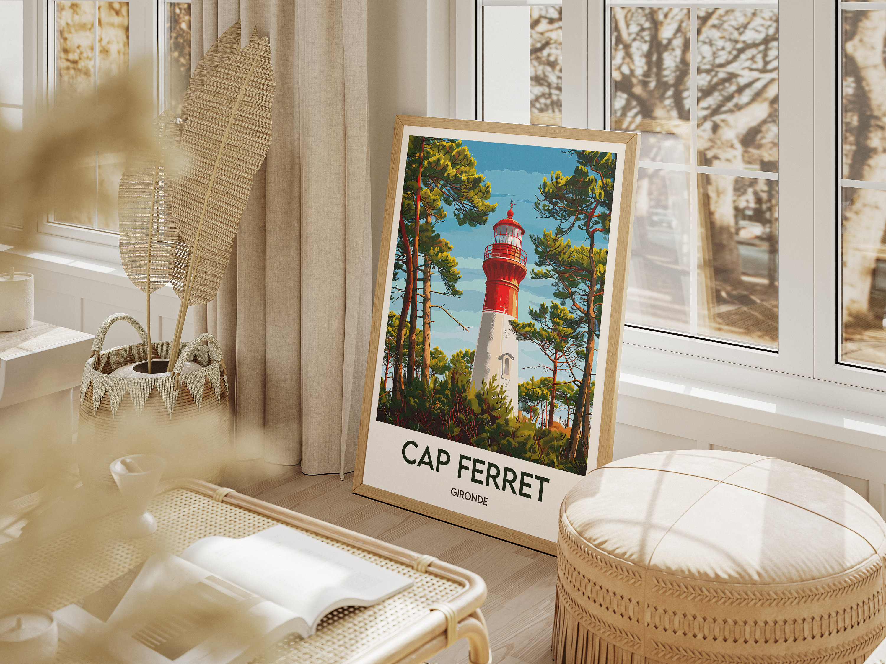 Poster Cap Ferret Gironde Cap Ferret Lighthouse - Etsy