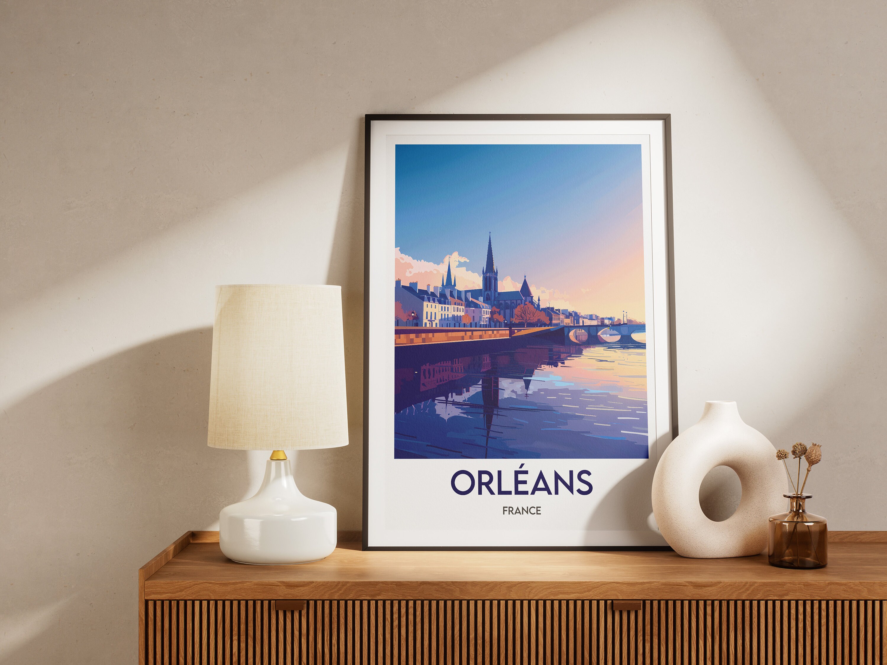 Orleans Poster Poster Orleans France Travel Poster - Etsy