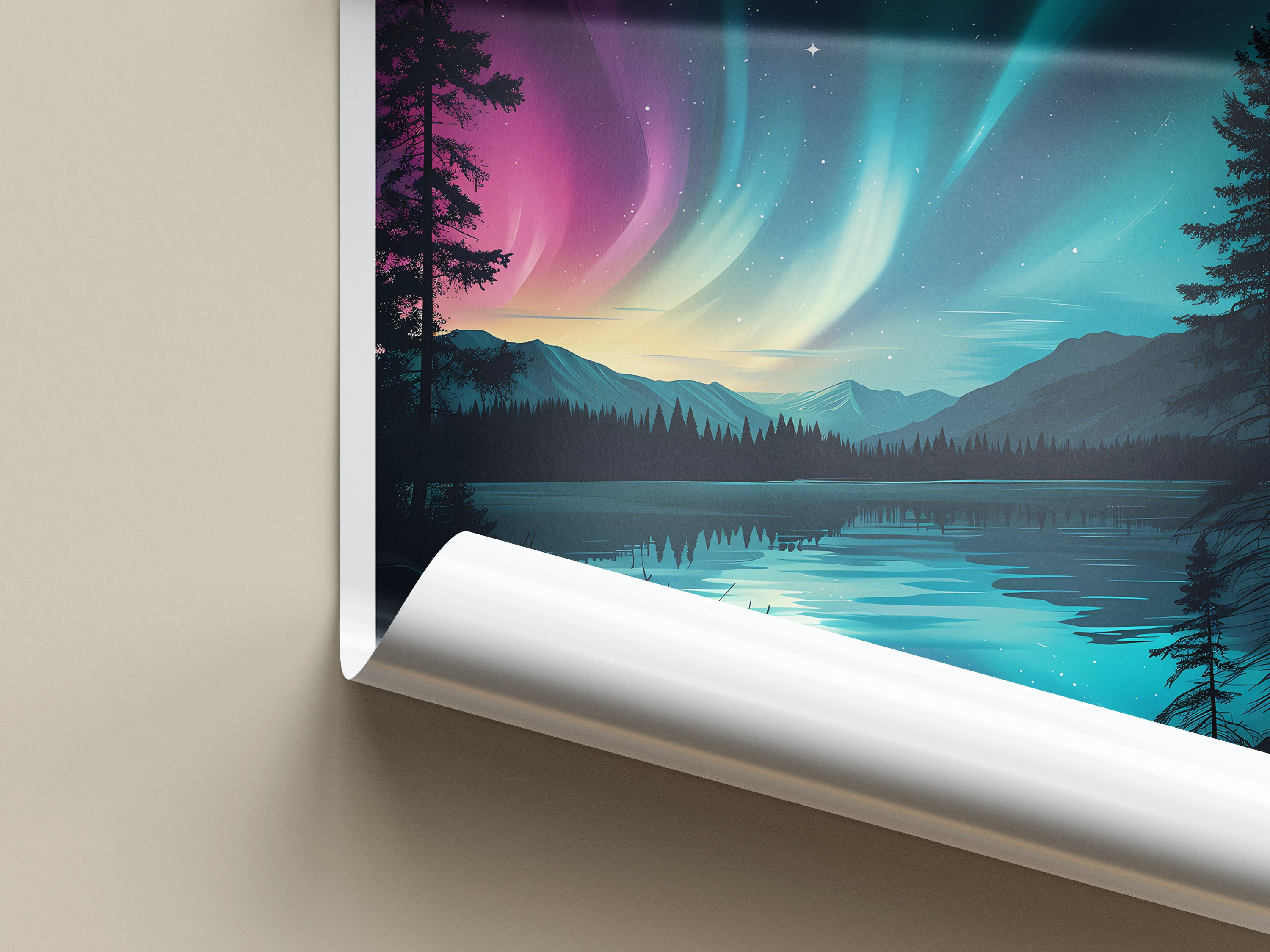 Alaska Poster Alaska Travel Poster Tourism Poster Interior Decoration ...