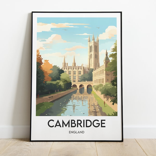 Cambridge Poster - Etsy UK