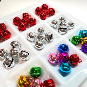 Metal Jingle Bells for DIY Crafts, Ornaments and Jewelry 22mm Shiny ...