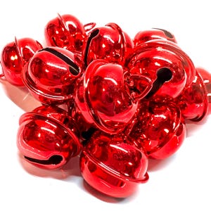 Metal Jingle Bells for DIY Crafts, Ornaments and Jewelry 22mm Shiny ...