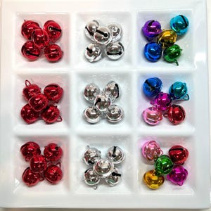 Metal Jingle Bells for DIY Crafts, Ornaments and Jewelry 22mm Shiny ...