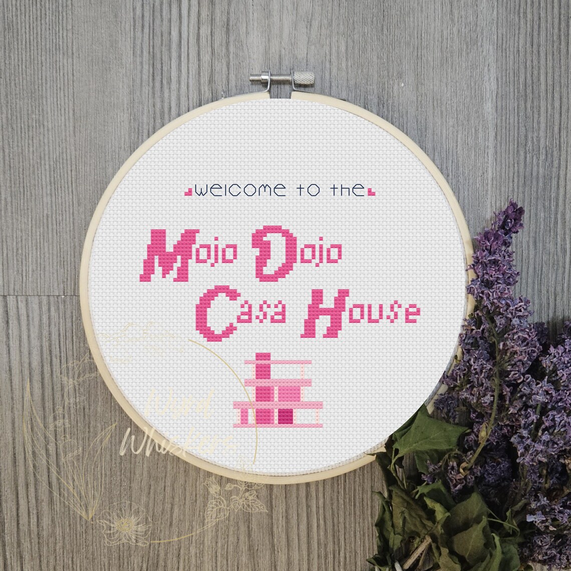 Mojo Dojo Casa House Cross Stitch Pattern - Etsy