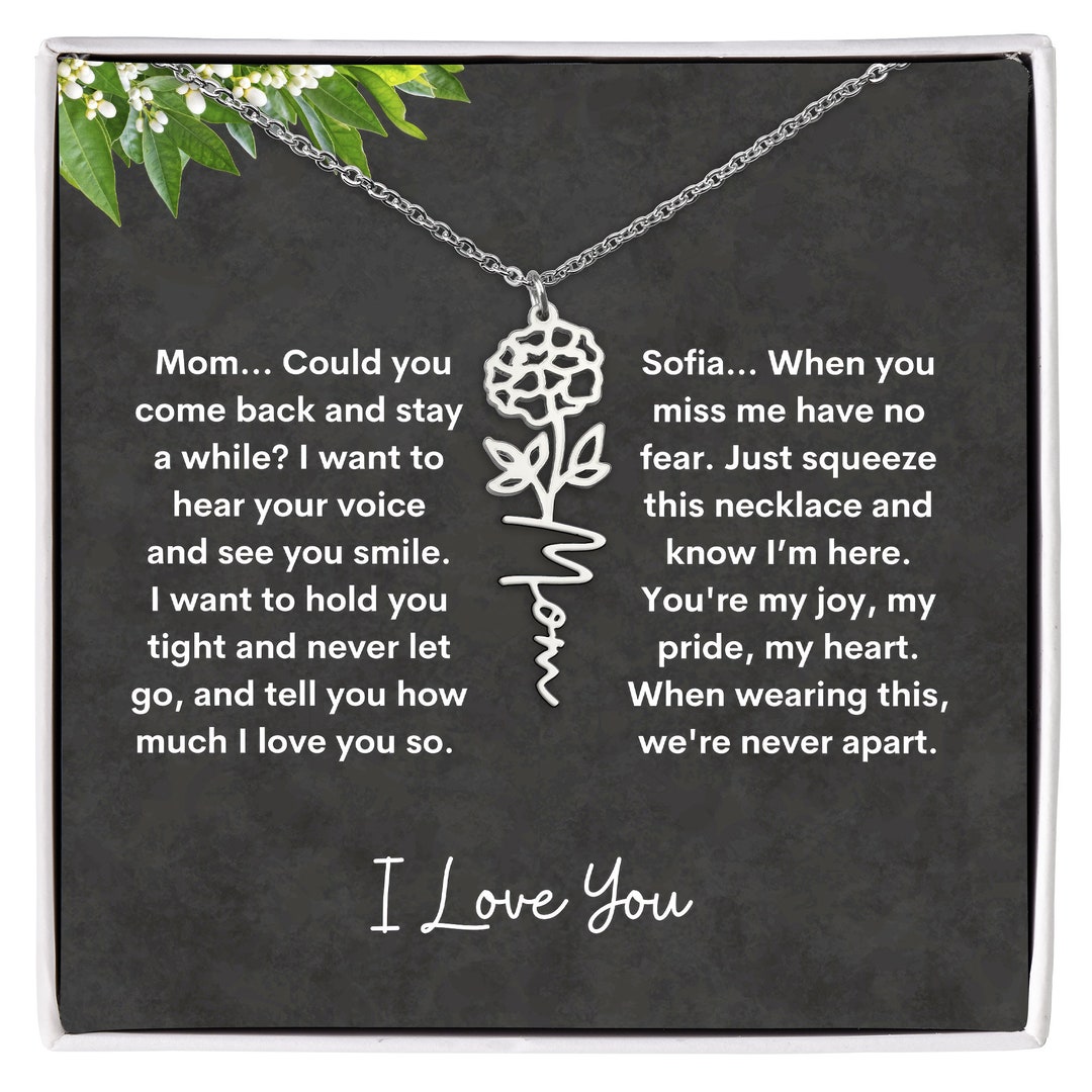 Sympathy Gift Loss of Mother for Best Friend Personalized Memorial Gift ...