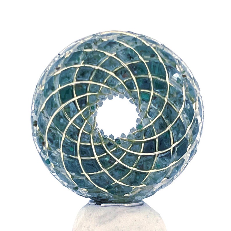 Itorus Iz 18K Gold Plated: Heart Stone Toroidal Crystal Vortex Coil ...