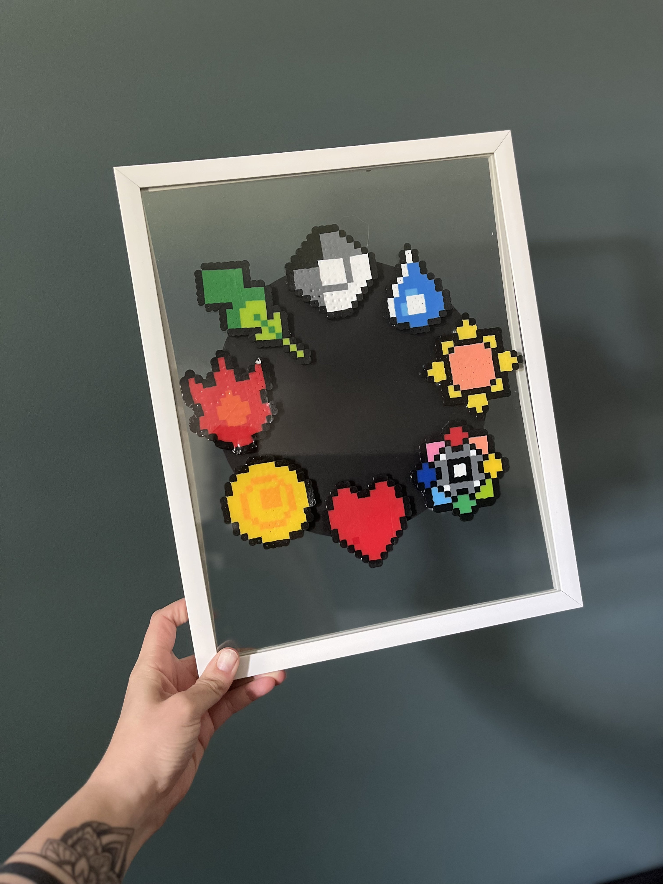 Custom Perler Beads Character Shadow Box - Etsy