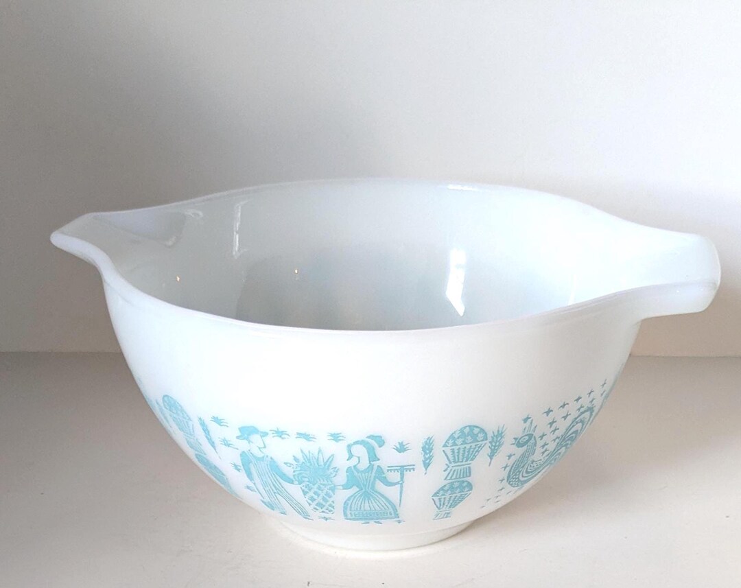 PYREX Vintage 1950s Amish Butterprint Mixing Bowl #441 Small 1.5 Pt ...