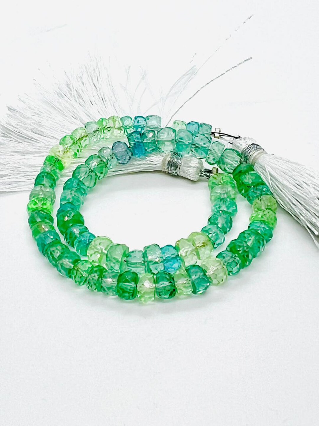 Alexandrite Green/dark Green Color Changing Faceted Rondelle Beads for ...