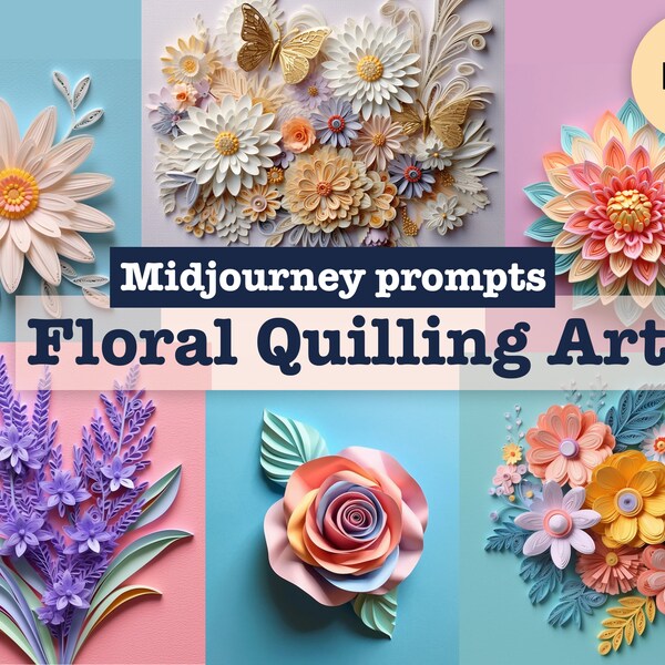 Ai Prompts Midjourney Floral 3d - Etsy